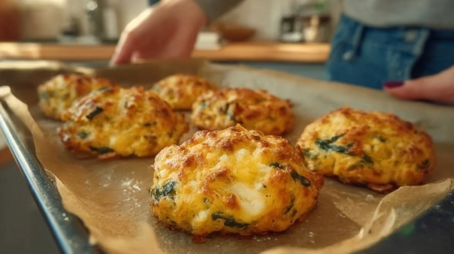 Easy Sun Dried Tomato + Spinach Egg Biscuits